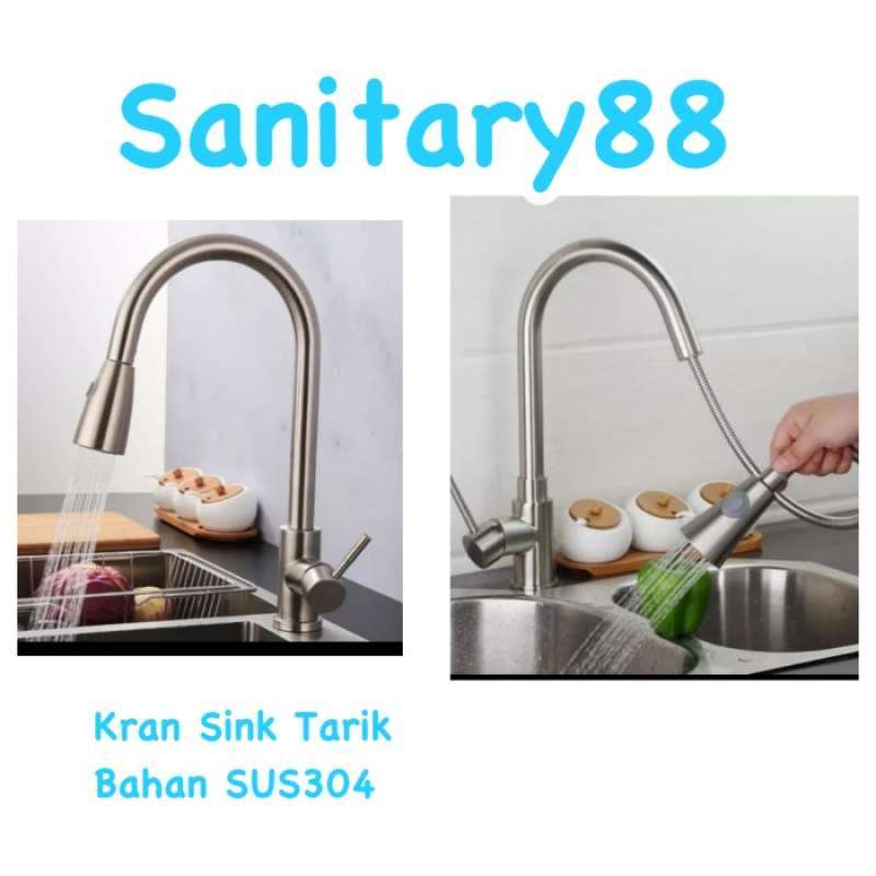 Promo Kran Sink Tarik SUS 304 merek Walton Diskon 23% di Seller Kartizy ...