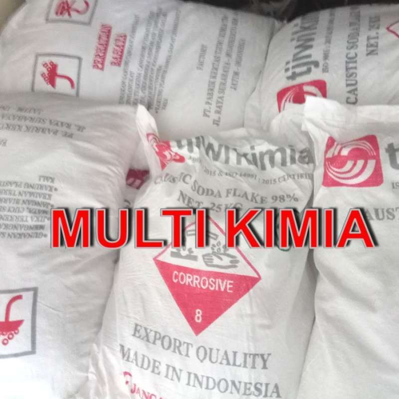 Promo CAUSTIC SODA TJIWI KIMIA Flake | SODA API Netto: 25kg Diskon 23% ...