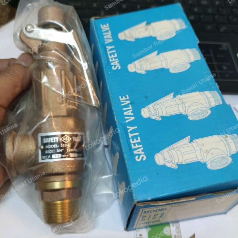Promo Safety Valve With Lever Kuningan 3/4inch / 10kg / BAR Diskon 23% ...