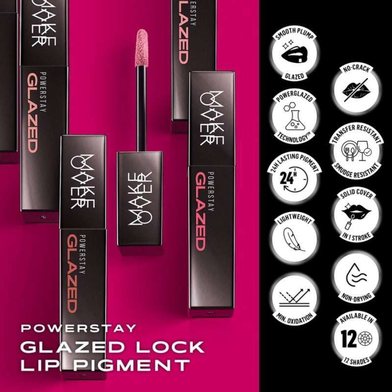 Promo Make Over Powerstay Glazed Lock Lip Pigment - D06 Karma Diskon 16 ...