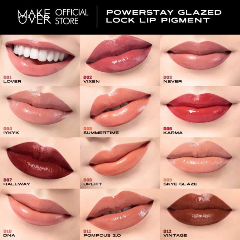 Promo Make Over Powerstay Glazed Lock Lip Pigment - D06 Karma Diskon 16 ...