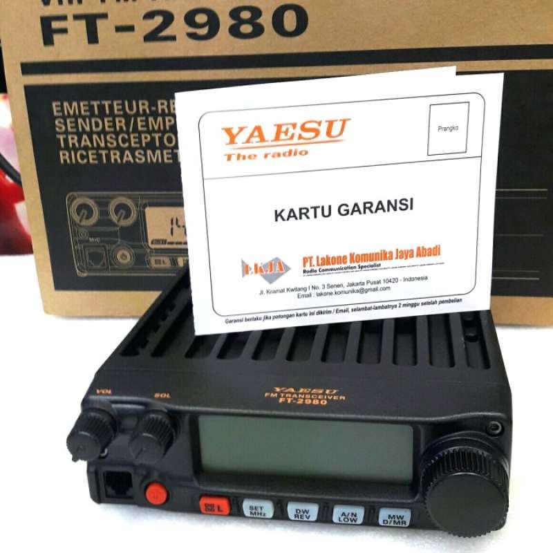 Promo Radio Rig Yaesu FT-2980 vhf Fm Transceiver Diskon 23% di Seller Surota Aska - Cengkareng ...