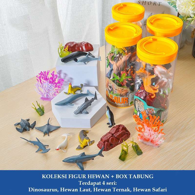 Jual Figurine Animal/hewan laut/peternakan/Dinosaurus/Action Figure ...