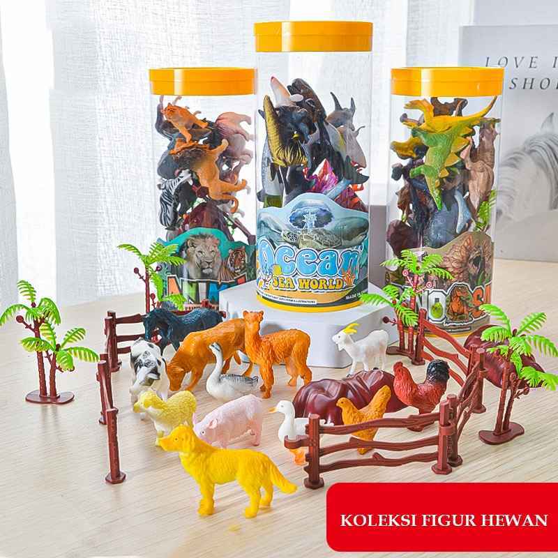 Jual Figurine Animal/hewan laut/peternakan/Dinosaurus/Action Figure ...