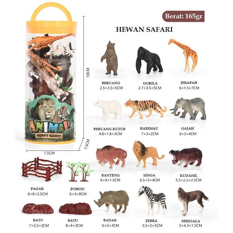 Jual Figurine Animal/hewan laut/peternakan/Dinosaurus/Action Figure ...