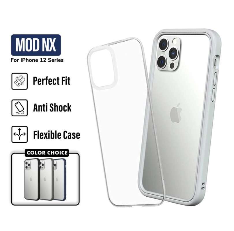 Promo Case iPhone 12 Pro Max 12 Mini RhinoShield MOD NX Dark Bumper ...
