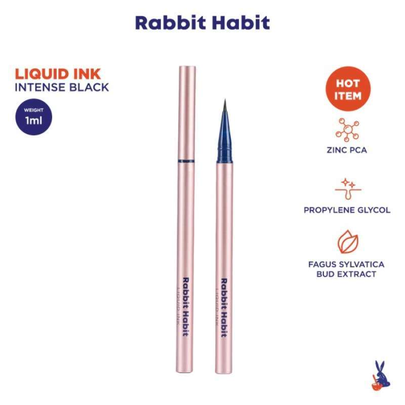 Promo Rabbit Habit Liquid Ink #01 Intense Black Diskon 23% di Seller ...