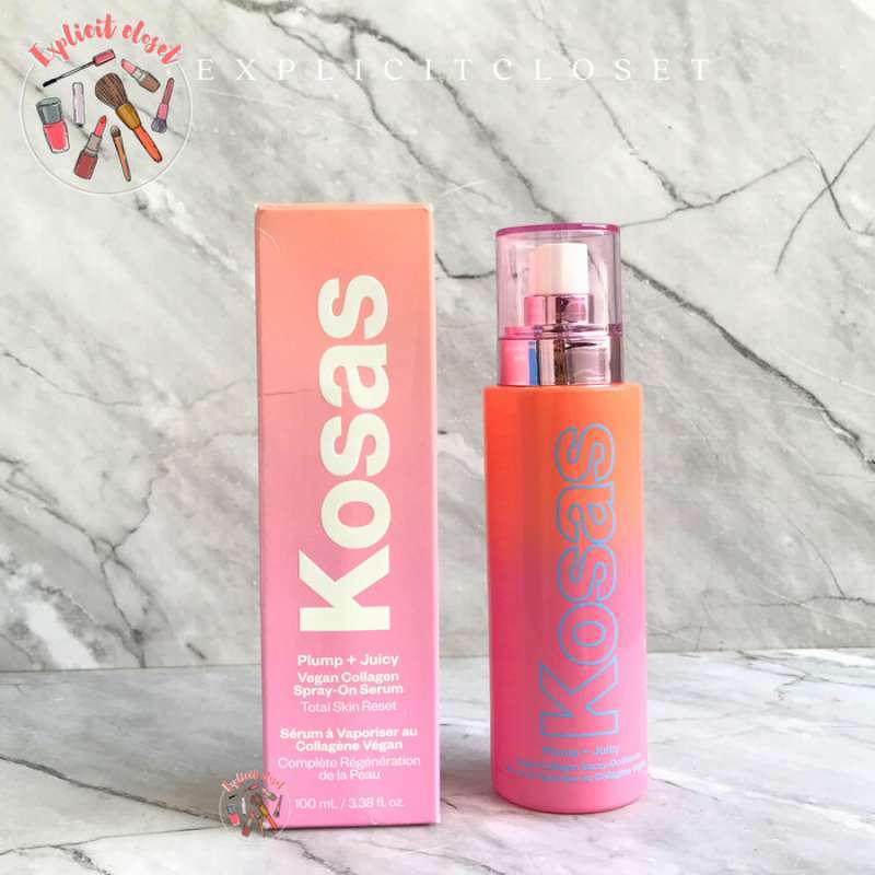 Promo Expl- Kosas| Plump + Juicy Vegan Collagen + Probiotic Spray On ...