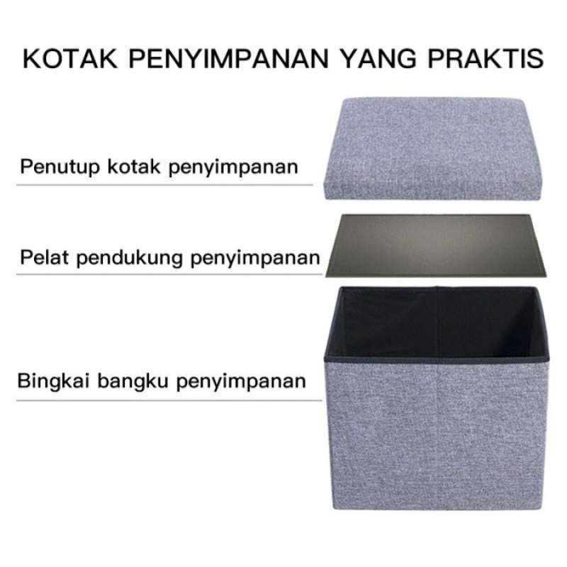 Promo Box Storage Multifungsi Sofa Duduk Serbaguna Tempat Penyimpanan ...