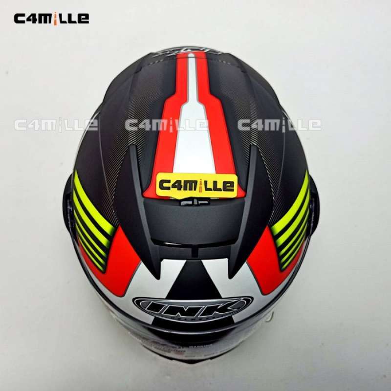 Promo New Helm Cl Max Ltd #3 Matt Black Red Yellow Full Face Terbaru ...