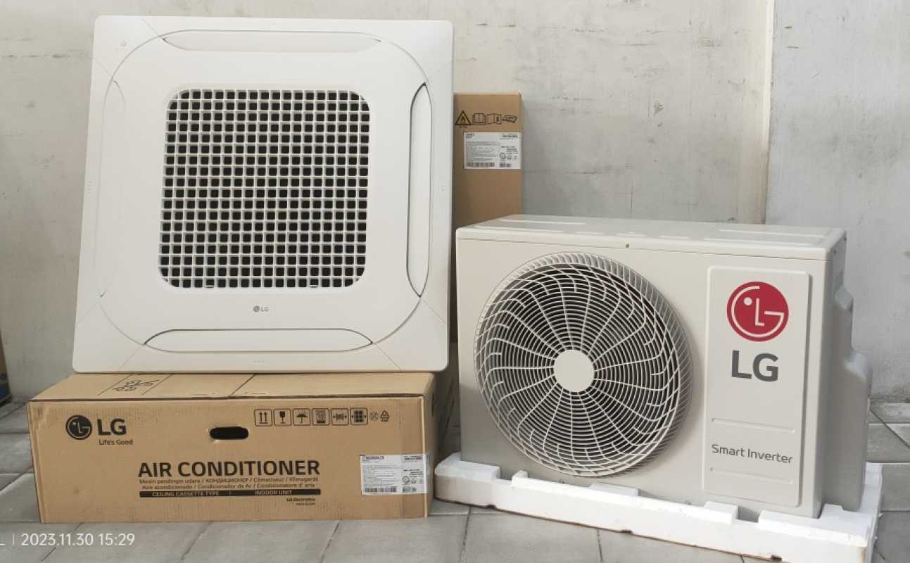 Jual Lg Ztnq30gnle0 Ac Cassette Smart Inverter 3 Pk 1 Phase - Kaset ...