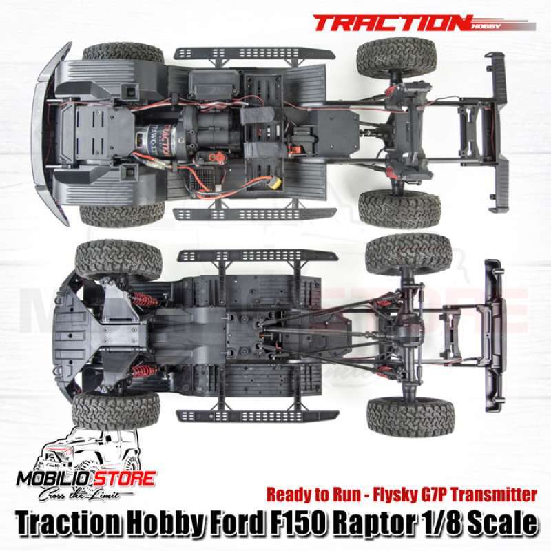 Promo TRACTION HOBBY FORD F150 RAPTOR 1/8 SCALE RTR RC CRAWLER ...