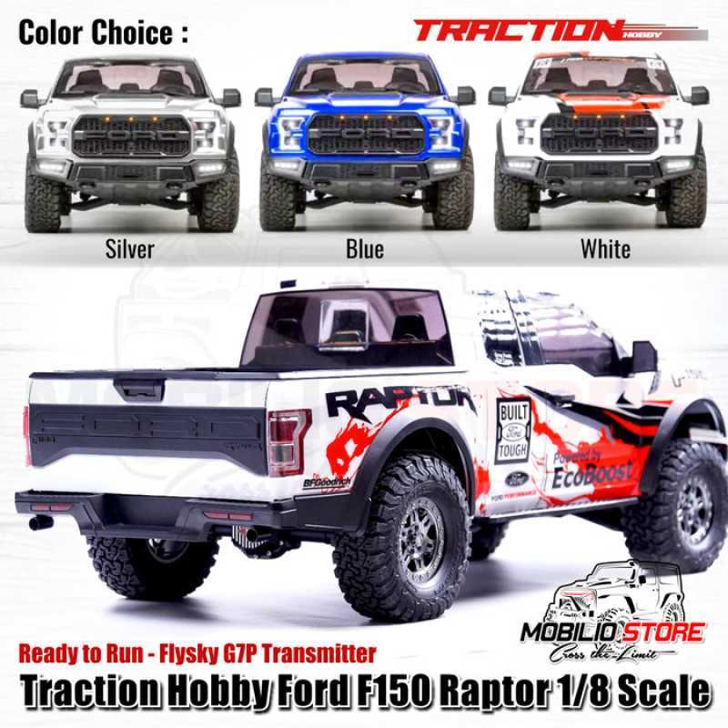 Promo TRACTION HOBBY FORD F150 RAPTOR 1/8 SCALE RTR RC CRAWLER ...