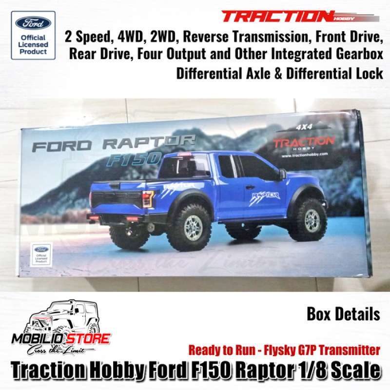Promo TRACTION HOBBY FORD F150 RAPTOR 1/8 SCALE RTR RC CRAWLER ...