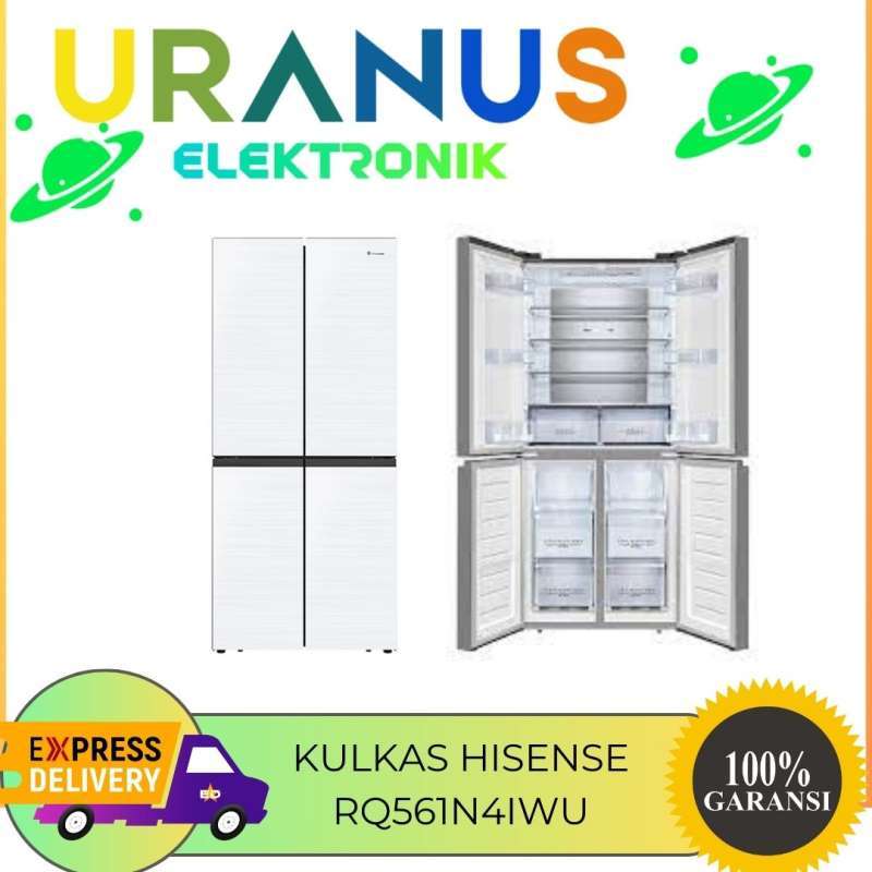 Jual HISENSE RQ561N4IWU KULKAS 4 PINTU SIDE BY SIDE 507L KULKAS ...