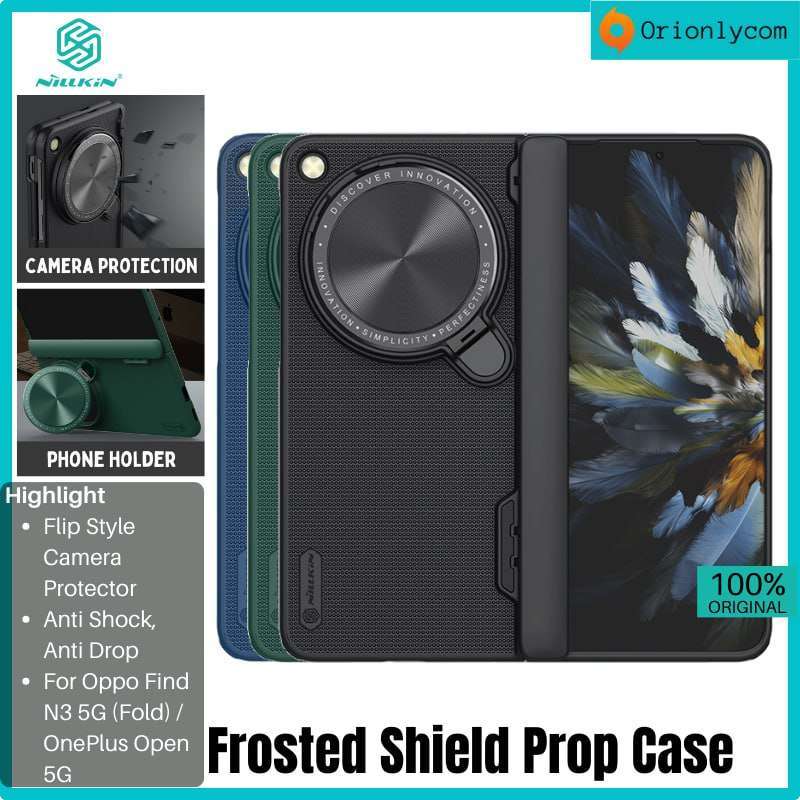Jual Case Oppo Find N3 5G (Fold) NILLKIN Frosted Prop Flip Camera Stand ...