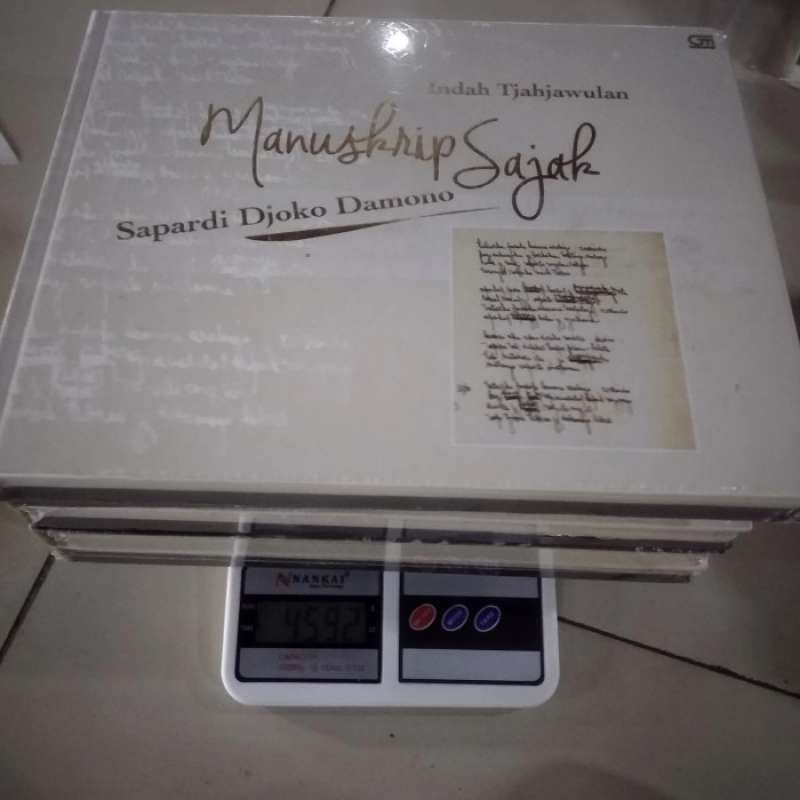 Promo Buku Original - Manuskrip Sajak Oleh Sapardi Djoko Damono Diskon ...