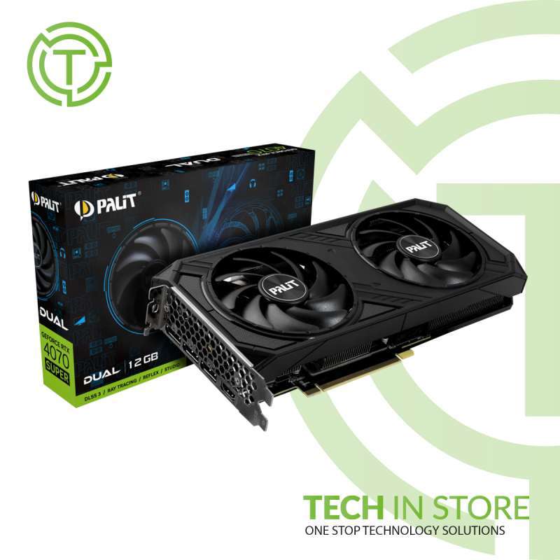 Jual VGA Card Palit GeForce RTX 4070 SUPER Dual 12GB GDDR6X di Seller ...
