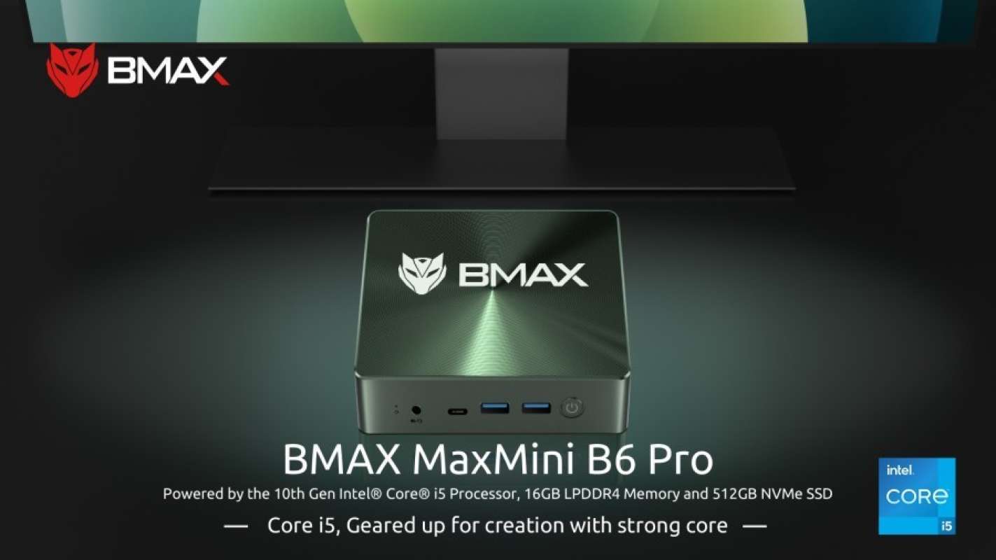 Jual Mini PC BMAX B6 PRO Intel Core i5 1030NG7 RAM 16/512GB SSD NVMe ...