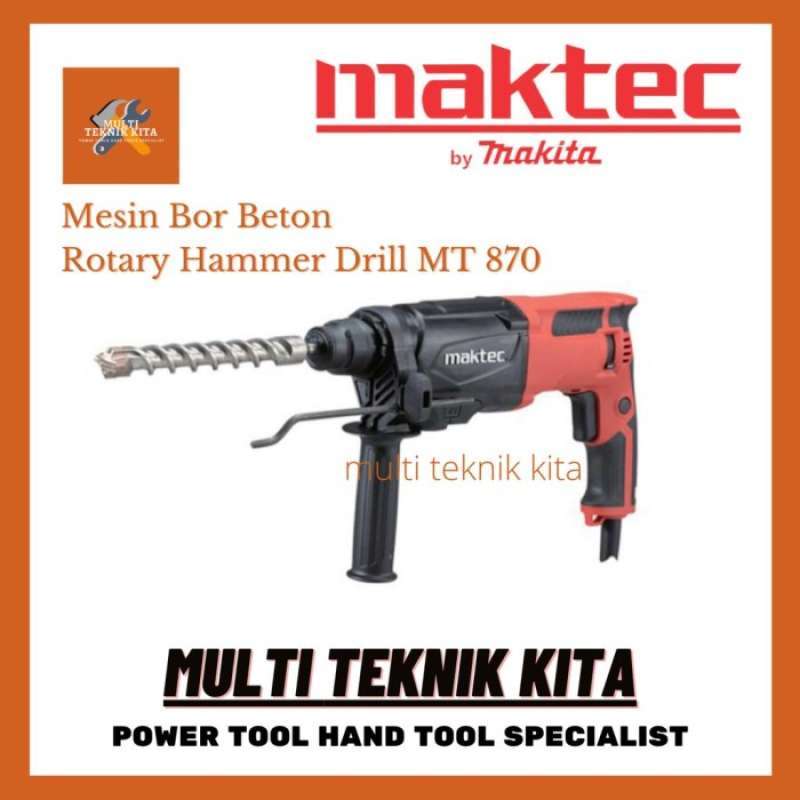 Promo Maktec Mt870 / Mt 870 Mesin Bor Beton Rotary Hammer Drill ...
