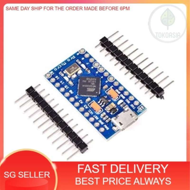 Jual Pro Micro Atmega32U4 5V 16MHz Bootloader IDE Micro USB Pro Micro Development Board Arduino ...