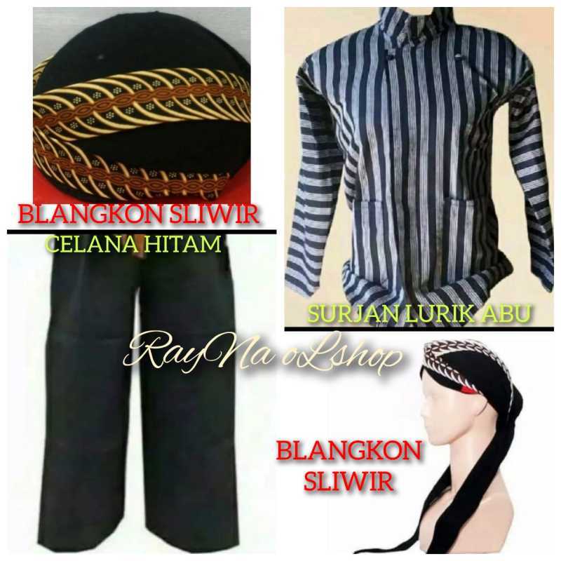 Jual BAJU LURIK JAWA PRIA | SURJAN LURIK + BLANGKON SLIWIR + CELANA HITAM | PAKAIAN LAKI ...