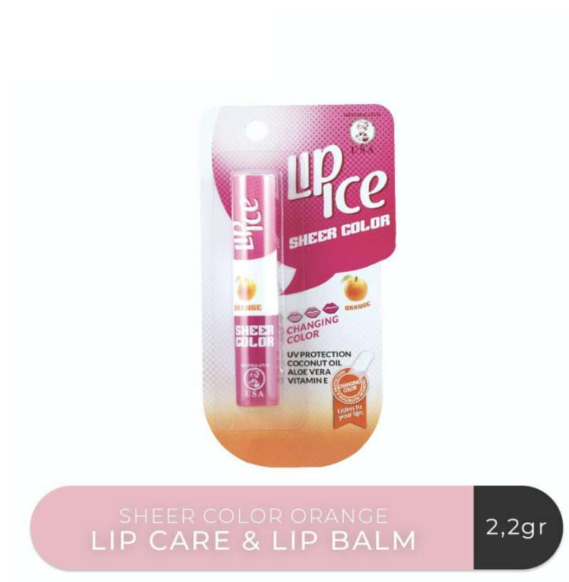 Promo Lip Ice Sheer Color - Lip Balm - Orange Diskon 20% Di Seller ...