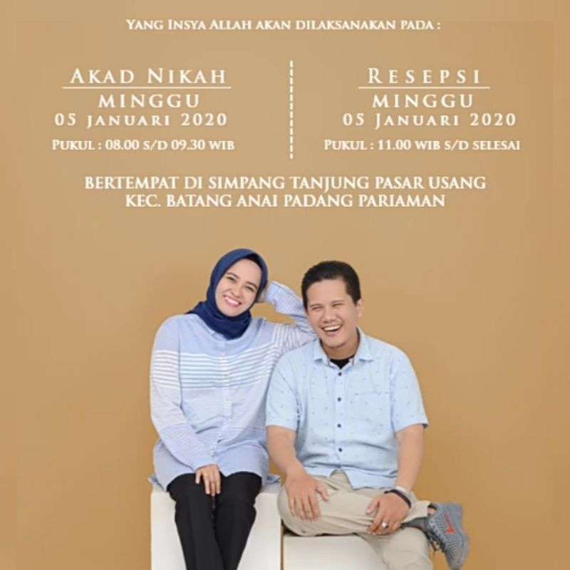 Jual Undangan Digital Pernikahan Video Wedding Invitation Bisa Custom ...