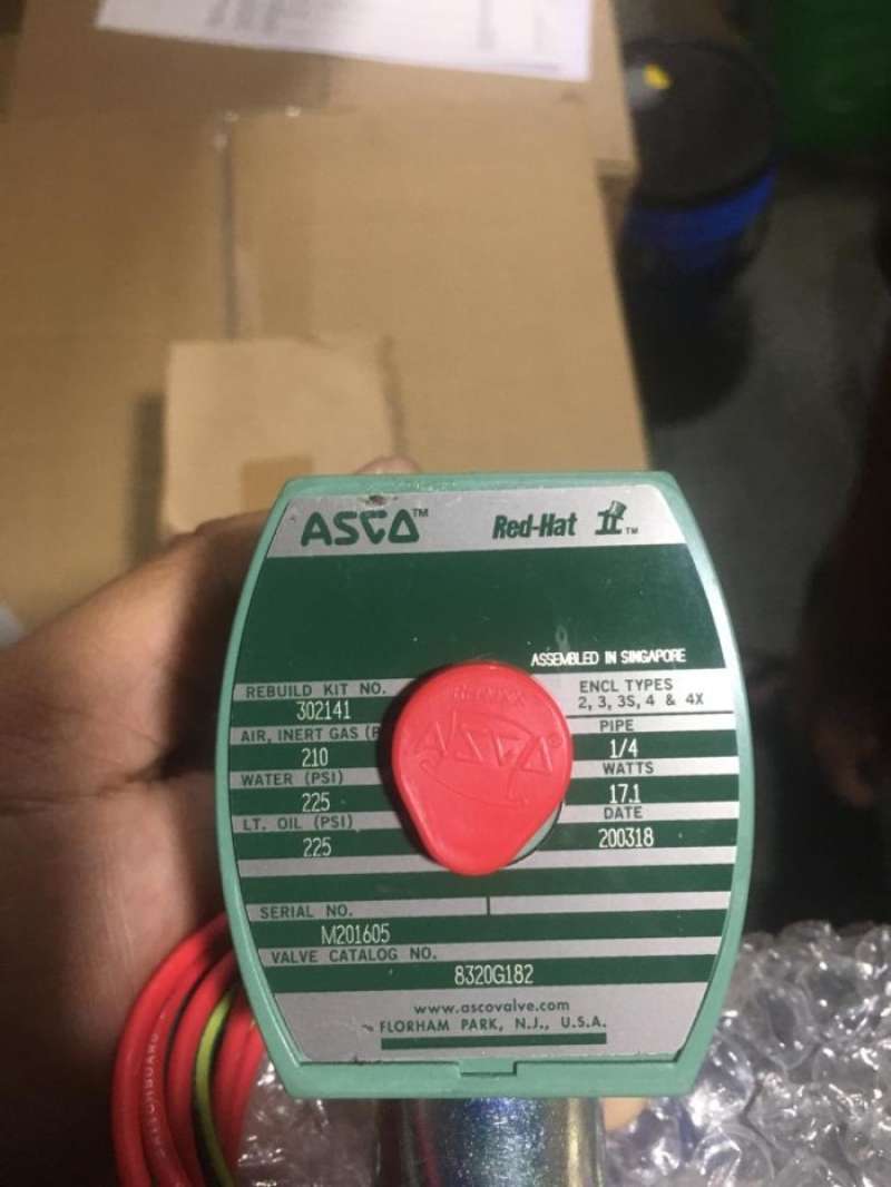 Promo Original 8320G182 solenoid valve Asco 3 way 110/220 v Diskon 23% di Seller Dekoransa Shop ...