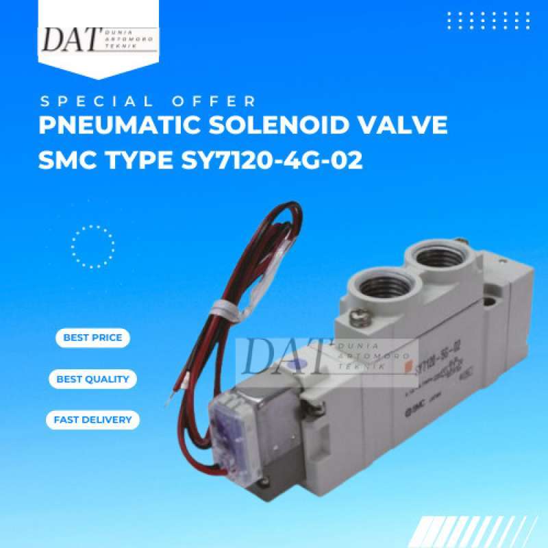 Promo Solenoid Valve Smc Sy7120-4g-02 Selenoid Valve Sy 7120 4g 02 Ac 220 Diskon 27% Di Seller ...