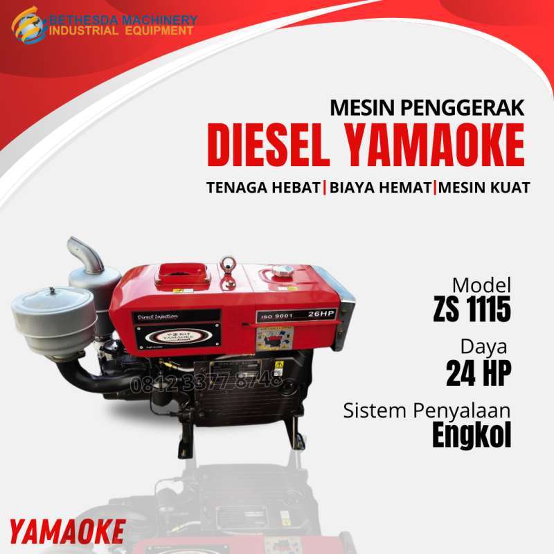 Jual Diesel 24 Hp Mesin Penggerak Solar Yamaoke - Zs 1115 24 Pk Di Seller Bethesda Machinery ...