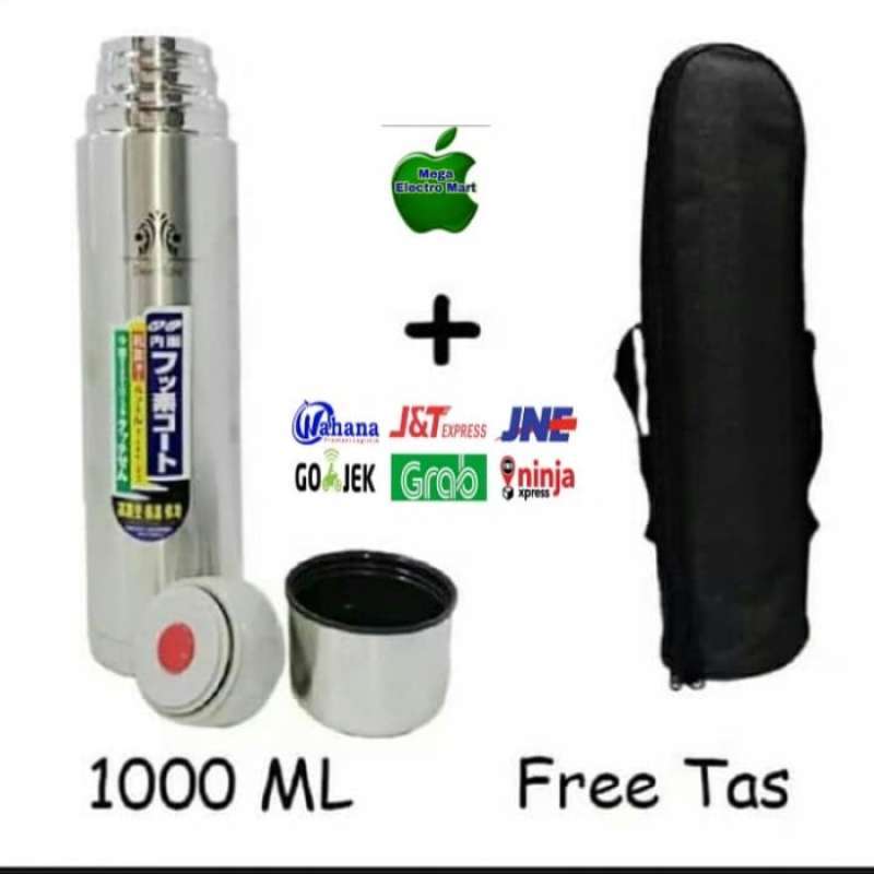 Promo termos stainless 1L termos air panas dingin termos travel Diskon ...