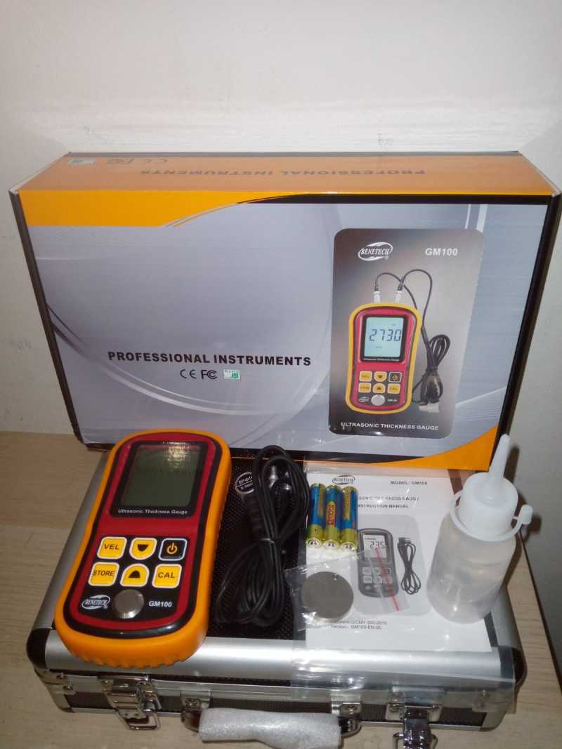 Jual Thickness Gauge Ultrasonic Benetech GM100 Tester Meter Ketebalan ...