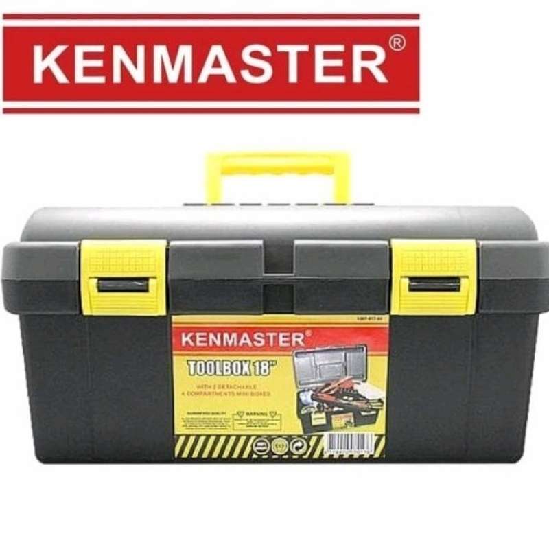 Promo KENMASTER TOOL BOX UKURAN JUMBO 18 INCH 45CM KOTAK PERALATAN ...