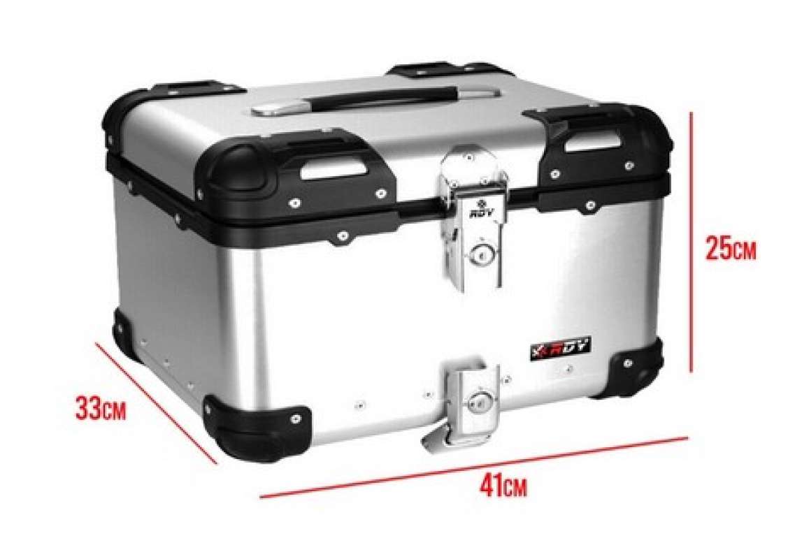 Jual RDY Rear Box Aluminium 35L Ovale Top Case Universal di Seller ...