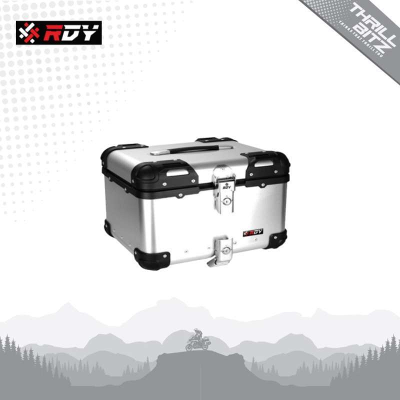 Jual RDY Rear Box Aluminium 35L Ovale Top Case Universal di Seller ...