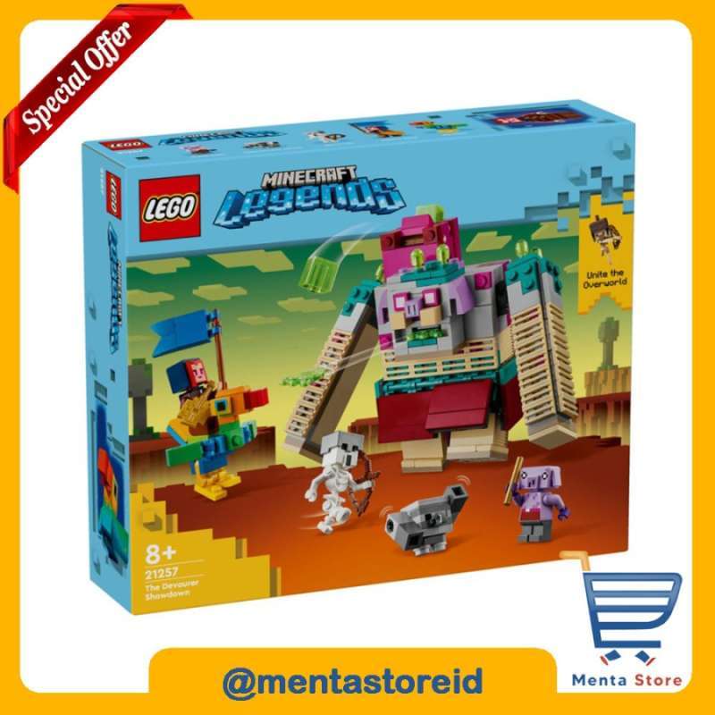 Promo LEGO Minecraft 21257 The Devourer Showdown Diskon 4% di Seller ...