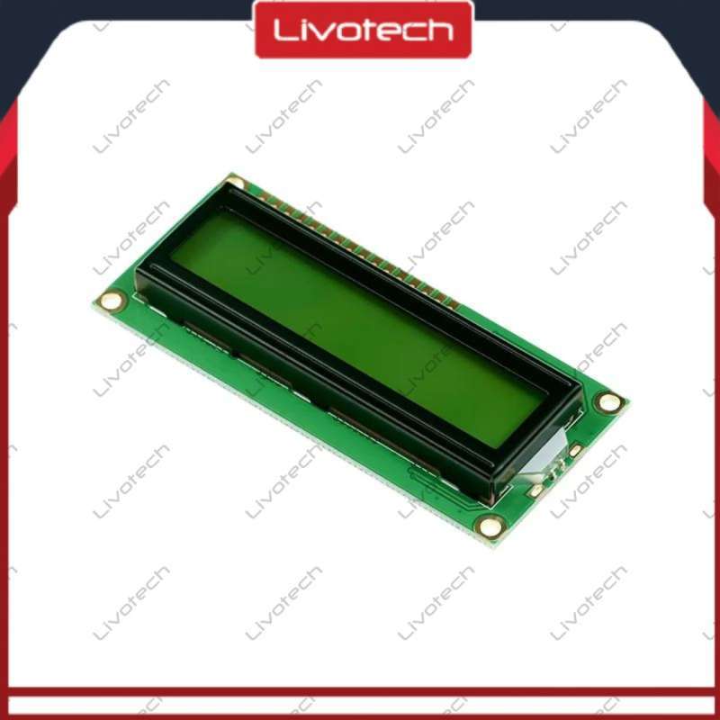 Jual LCD Display Yellow Green 16x2 I2C Character 1602 Background Layar ...
