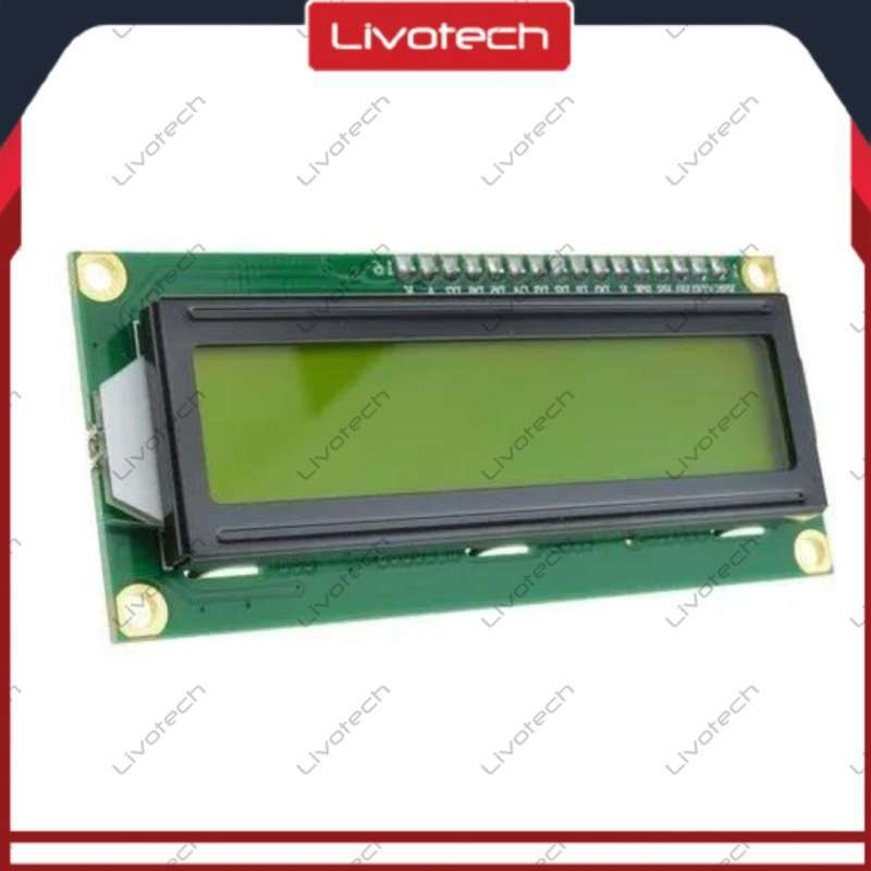 Jual LCD Display Yellow Green 16x2 I2C Character 1602 Background Layar ...