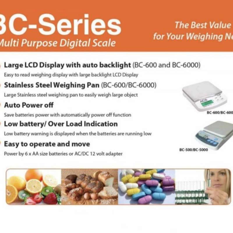 Jual Timbangan Digital Acis BC500 500 Gram Timbangan Acis BC5000 5 Kg di Seller TDM Grosir ...