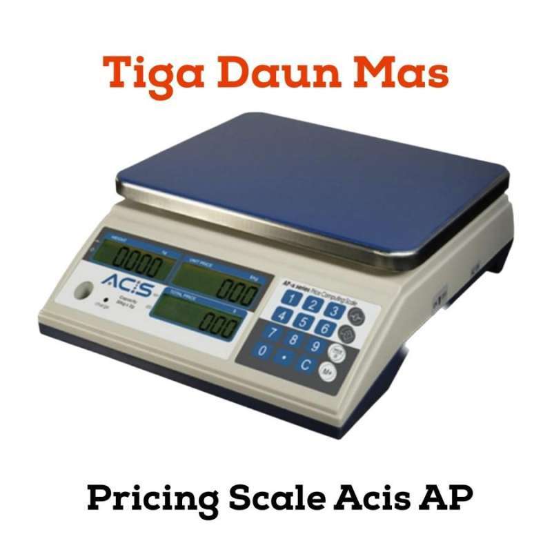 Jual Timbangan Sembako Acis AP 15 Kg / 30 Kg Timbangan Harga Acis Ap di ...