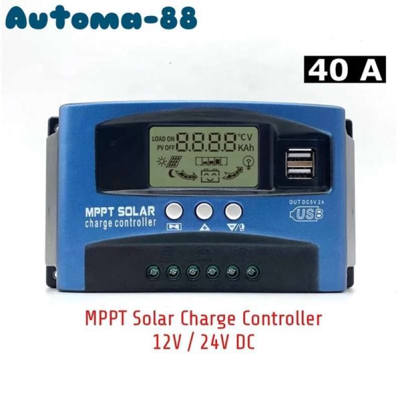 Promo Mppt 40a Solar Charge Controller Scc 40 Ampere Plts Battery ...