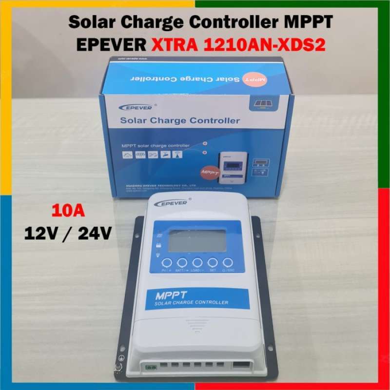 Promo Epever Xtra 1210n Solar Charge Controller Real Mppt 10a 12/24v Diskon 23% Di Seller Rhmd ...