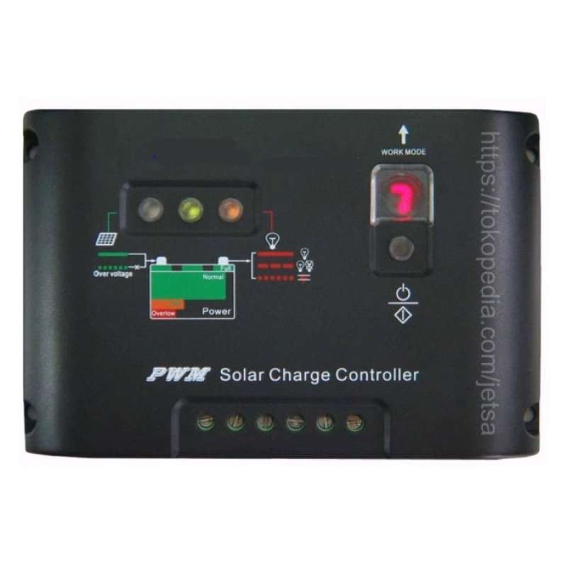 Promo Solar Charge Controller 12/24V 10 Ampere / Kontrol Charge Panel ...