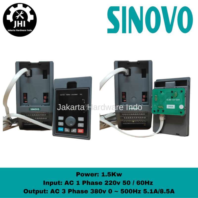 Promo Inverter Vfd 1.5kw 2hp Input 1phase 220v Output 3phase 380v ...