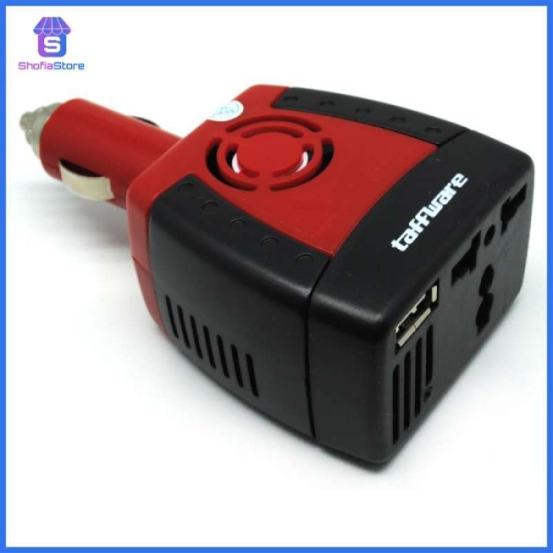 Promo Compact Power Car Inverter 150w 220v Ac Eu Plug And 5v Usb ...