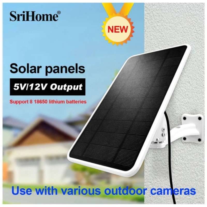 Promo Solar Panel CCTV Charge Baterai 5V Cell Panel Kit Outdoor ...