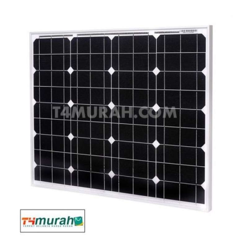 Promo Panel surya 50wp solar cell panel murah monocrystalline Diskon 23 ...