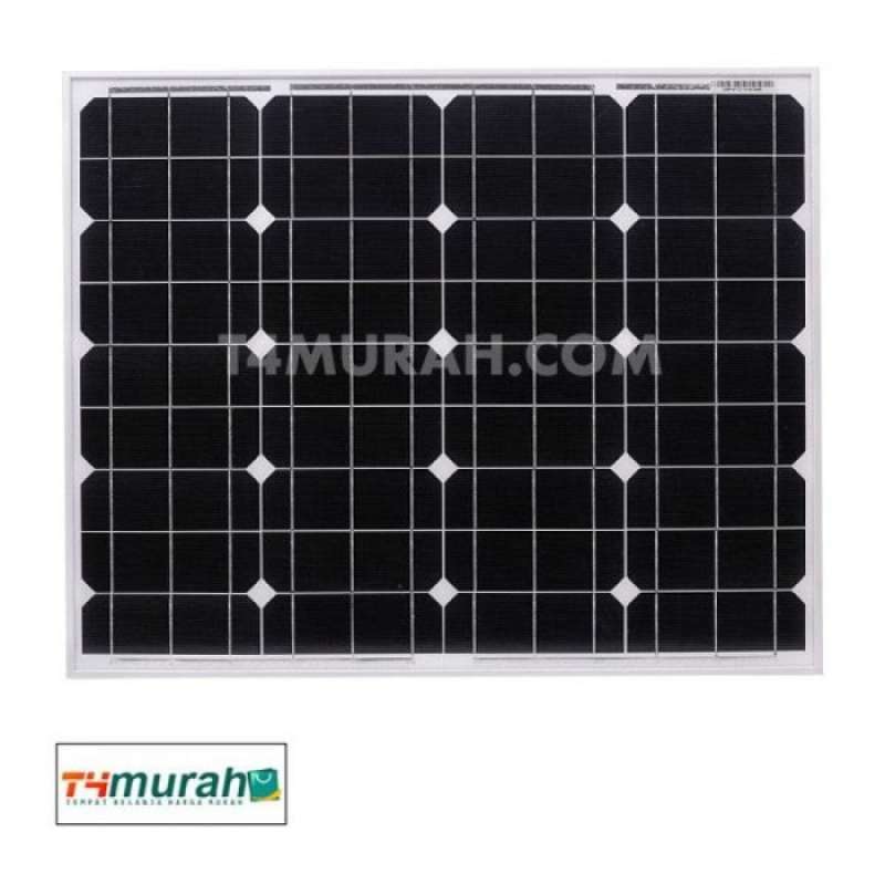 Promo Panel surya 50wp solar cell panel murah monocrystalline Diskon 23 ...