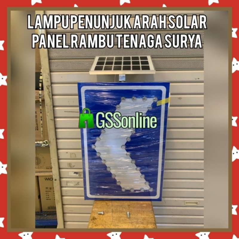 Promo Lampu Penunjuk Arah Solar Panel Rambu Tenaga Surya Diskon 23% di ...